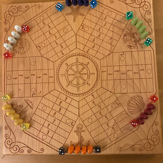6 player Fully Custom Pachisi Board | Etsy
