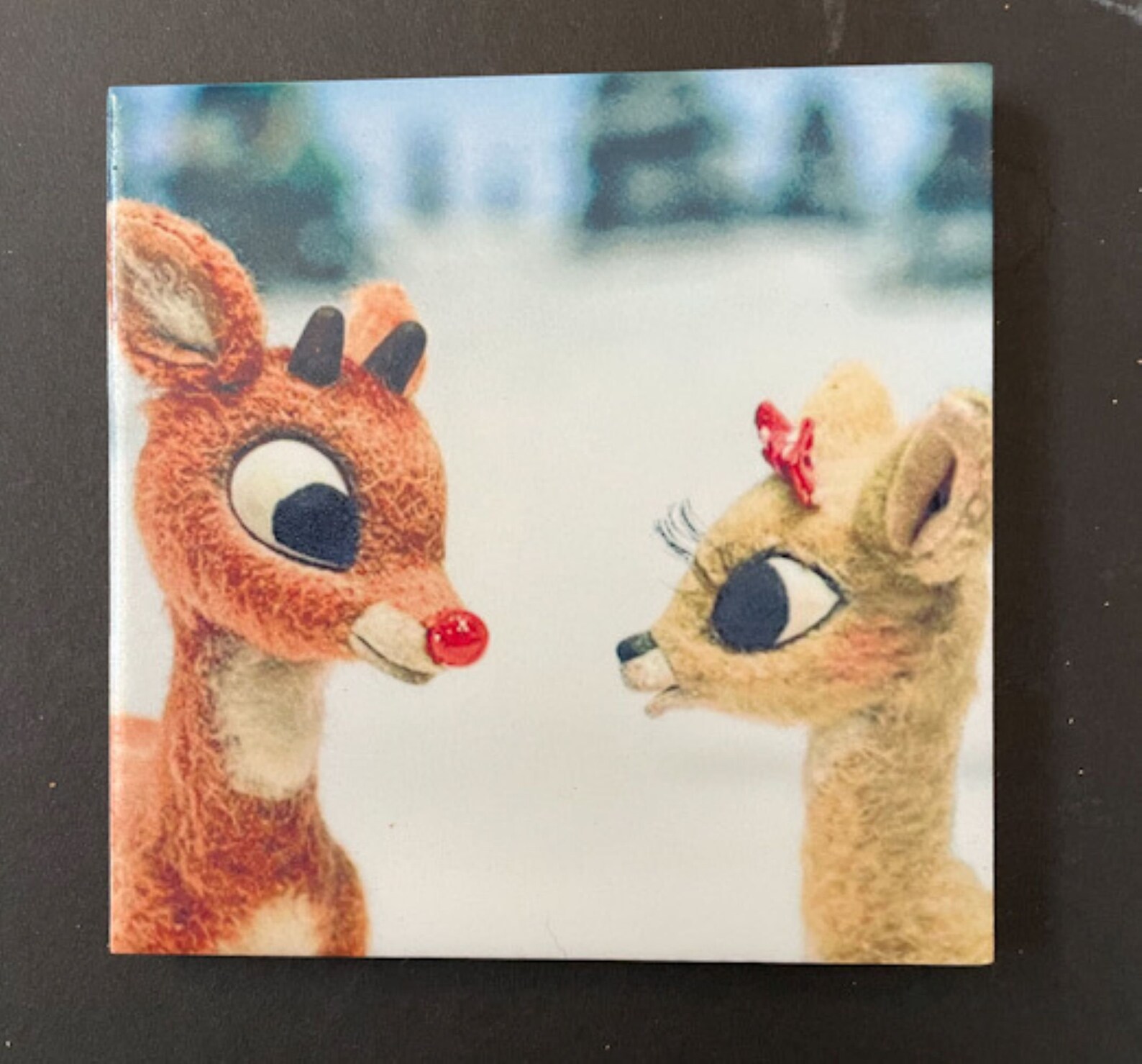 Set of 4 Classic Rudolph & Friends Ceramic Coasters MIX and MATCH - Etsy