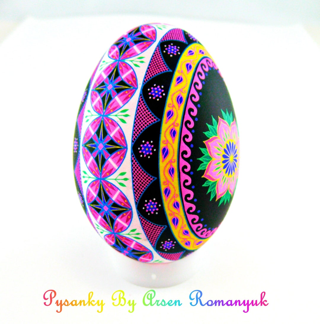 Ukrainian Goose Pysanky Egg. Easter Egg Decor. Hand Painted - Etsy
