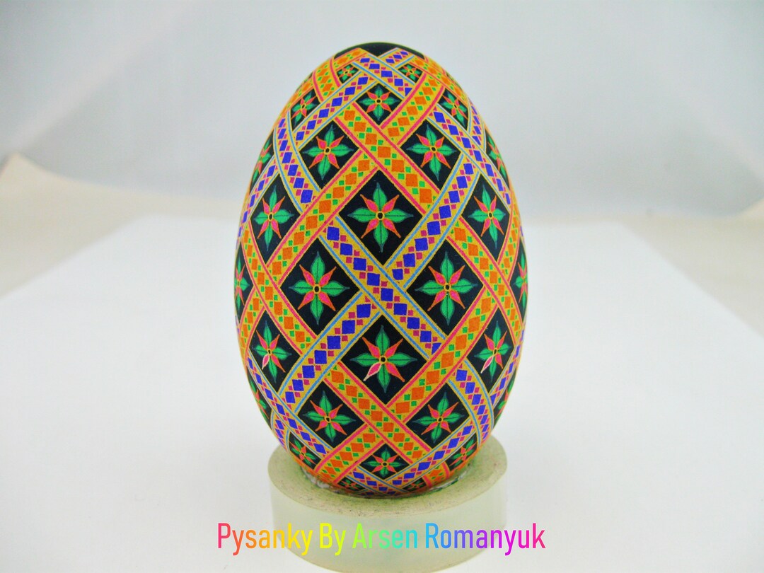 Real Hand-painted Pysanky Eggs Original Art Pysanka Egg Easter - Etsy