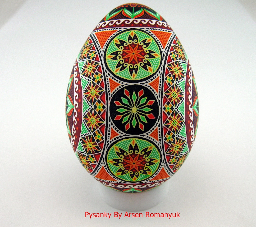 Pysanky Eggs. Ukrainian Easter Eggs. Easter Goose Egg - Etsy