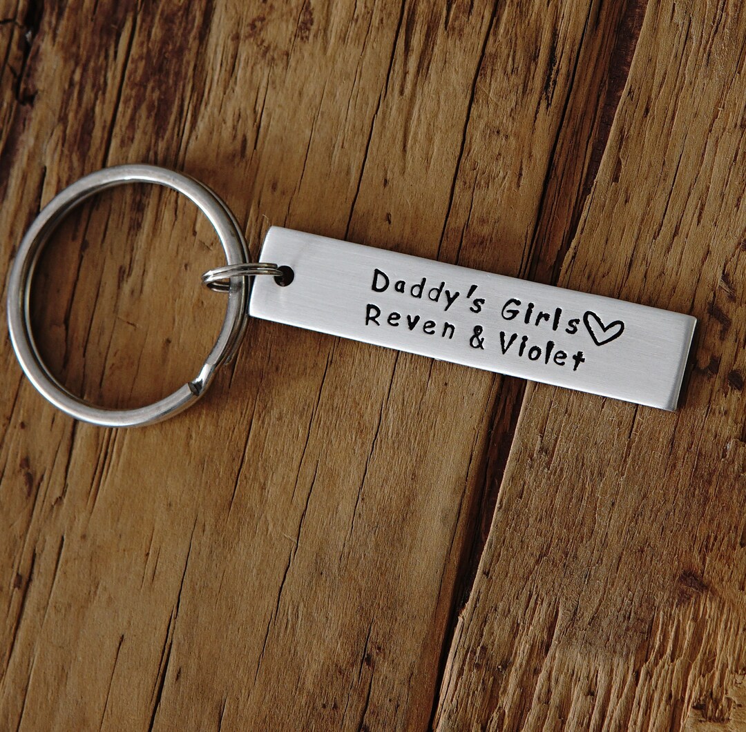 Fathers Day Personalized Keychains, Dad Keychain, Dad Gifts, in Memory ...
