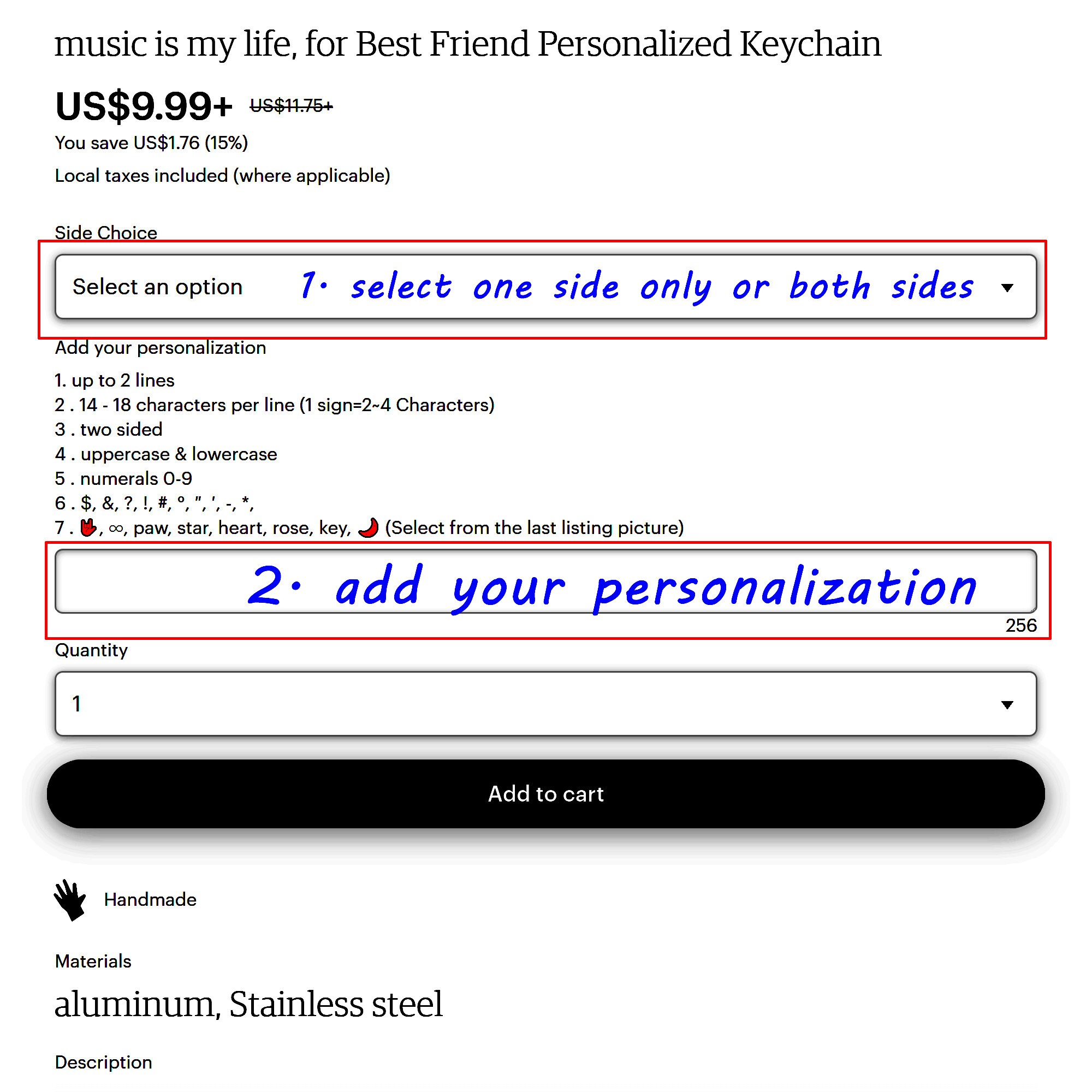 Drive safe Keychain Custom Brass keychain both sided | Etsy