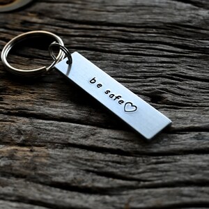 Be Safe Keychain,boyfriend Custom Keychain, Best Friend Keychain ...