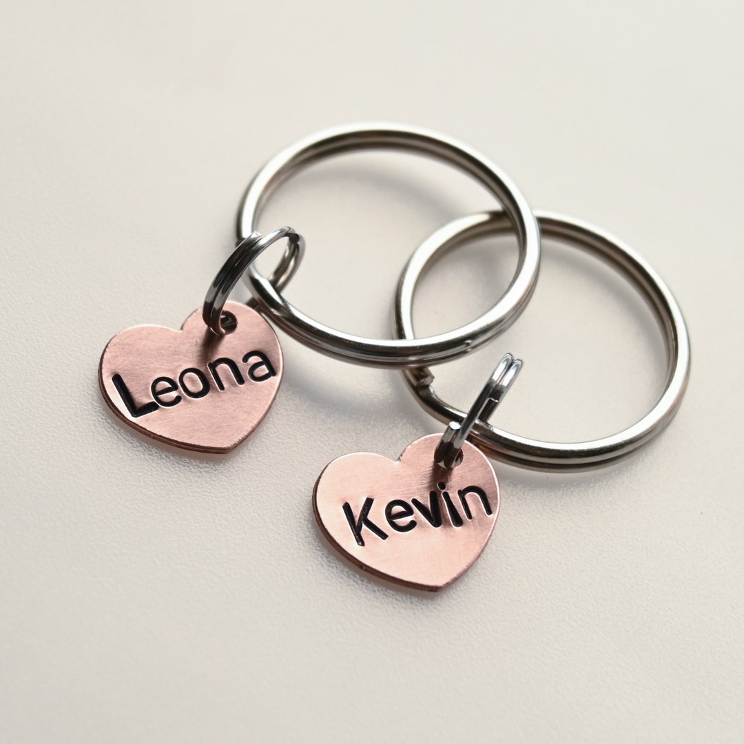 Personalized Name Keychain, Personalized Initials Keychain - Etsy