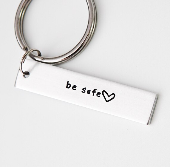 Be safe Keychainboyfriend Custom Keychain Best Friend | Etsy