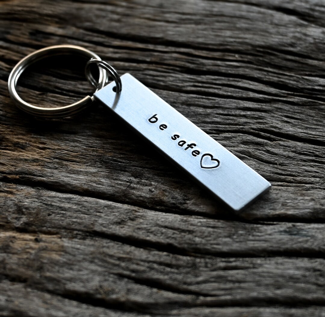 Be Safe Keychain,boyfriend Custom Keychain, Best Friend Keychain ...