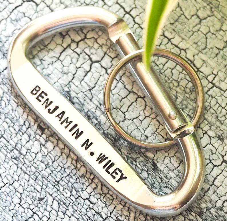 Personalized Carabiner Keychain Custom Carabiner Keychain - Etsy