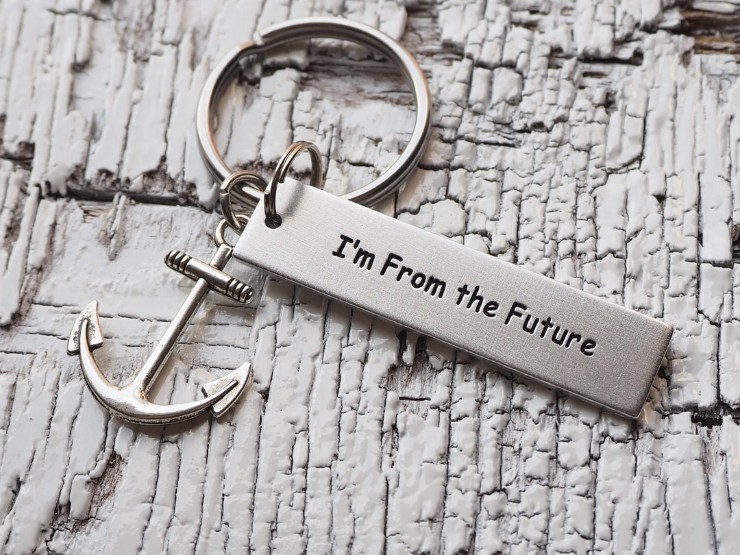 Personalized Anchor Keychain, Stainless Steel Charm, Wedding Gift - Etsy