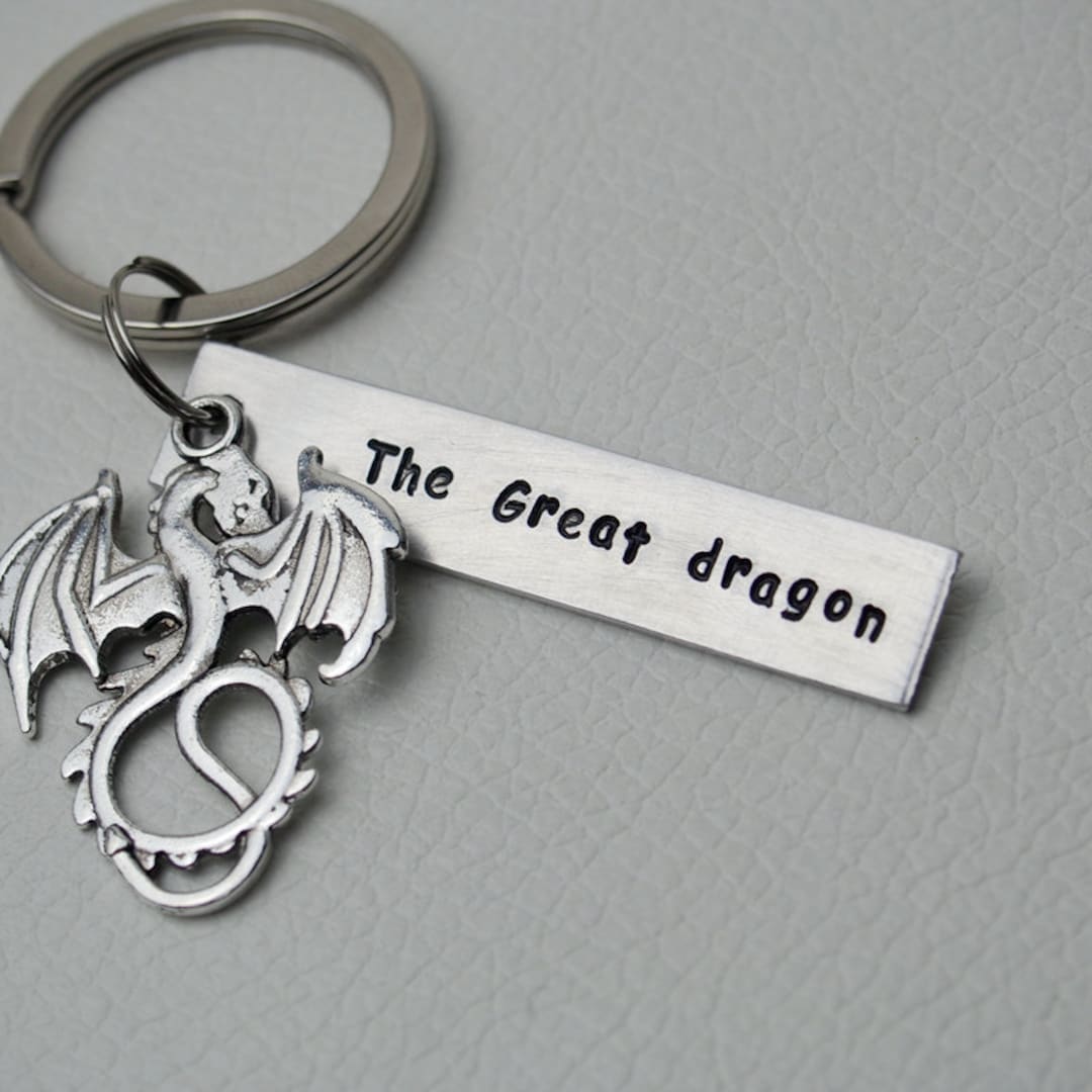 Custom Keychain, Best Friend Keychain,the Great Dragon Personalized ...