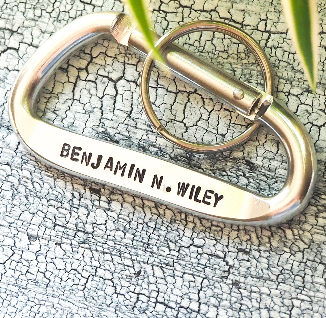 Personalized Carabiner Keychain Custom Carabiner Keychain - Etsy