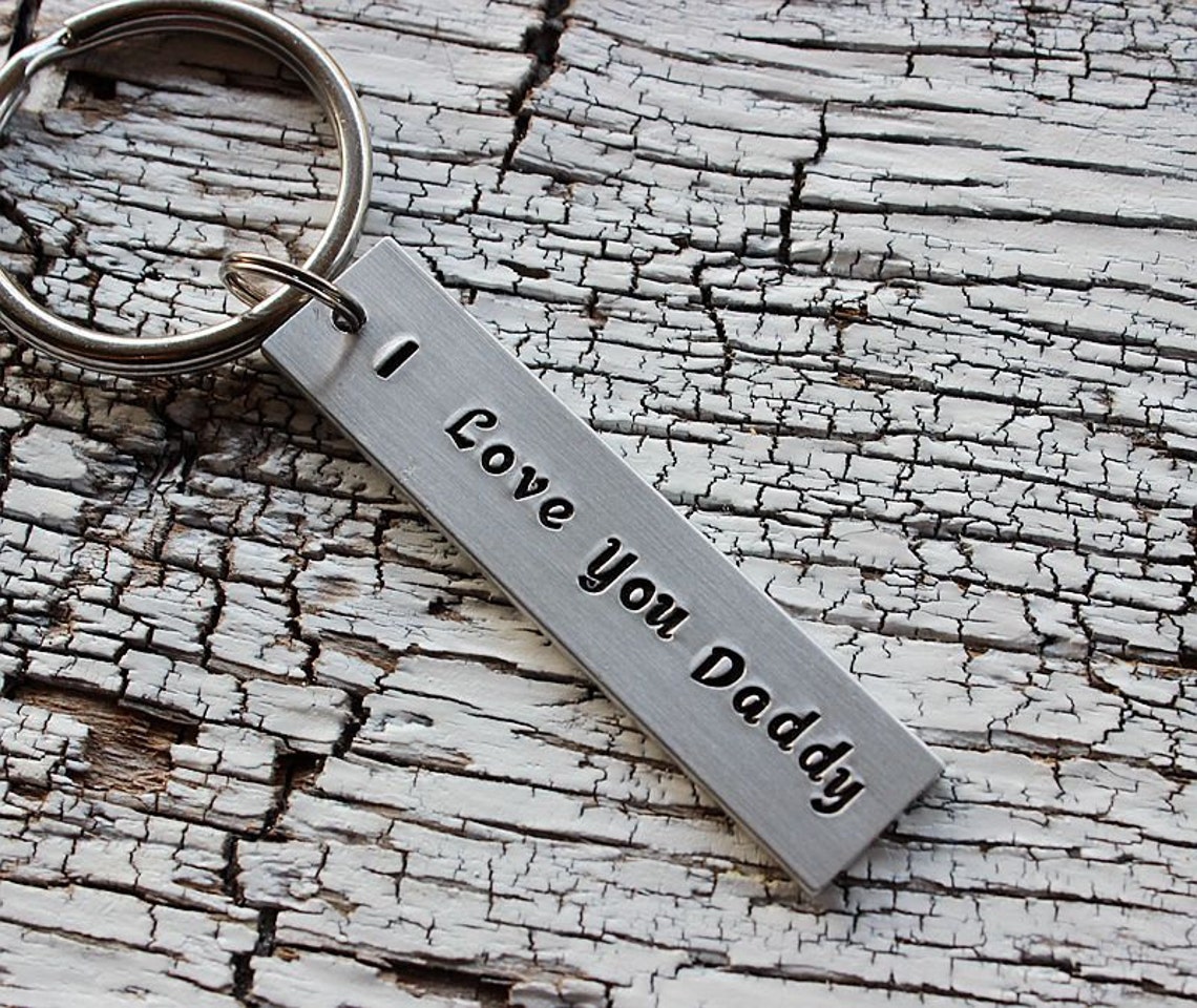 Personalized Keychain for Dad Personalized Daddy Keychain - Etsy