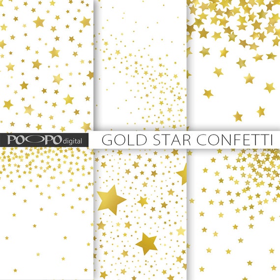 Craft Supplies & Tools Papercraft Stars Confetti Digital Papers etna.com.pe