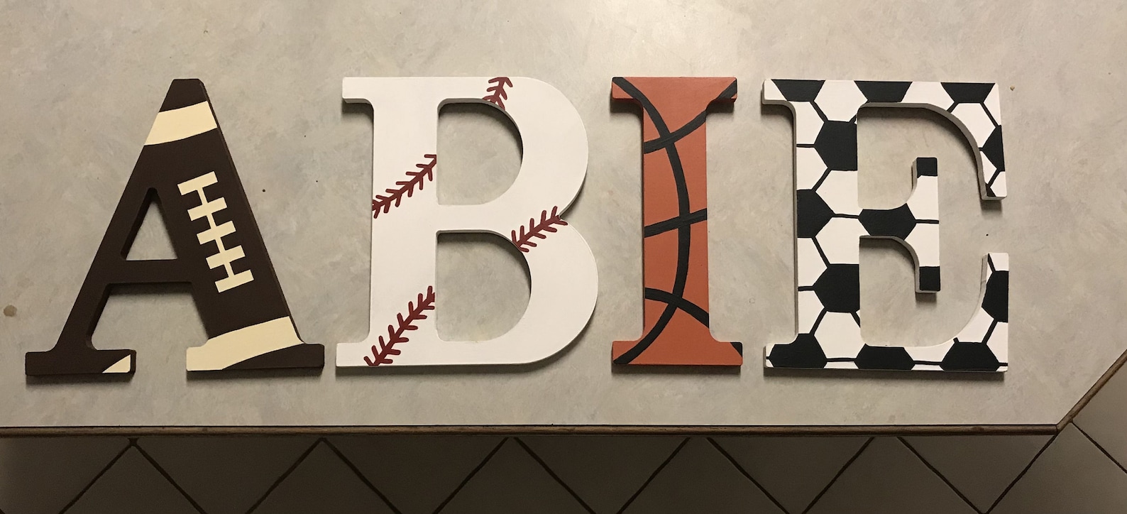 Sports Letters for Children's Room/nursery - Etsy