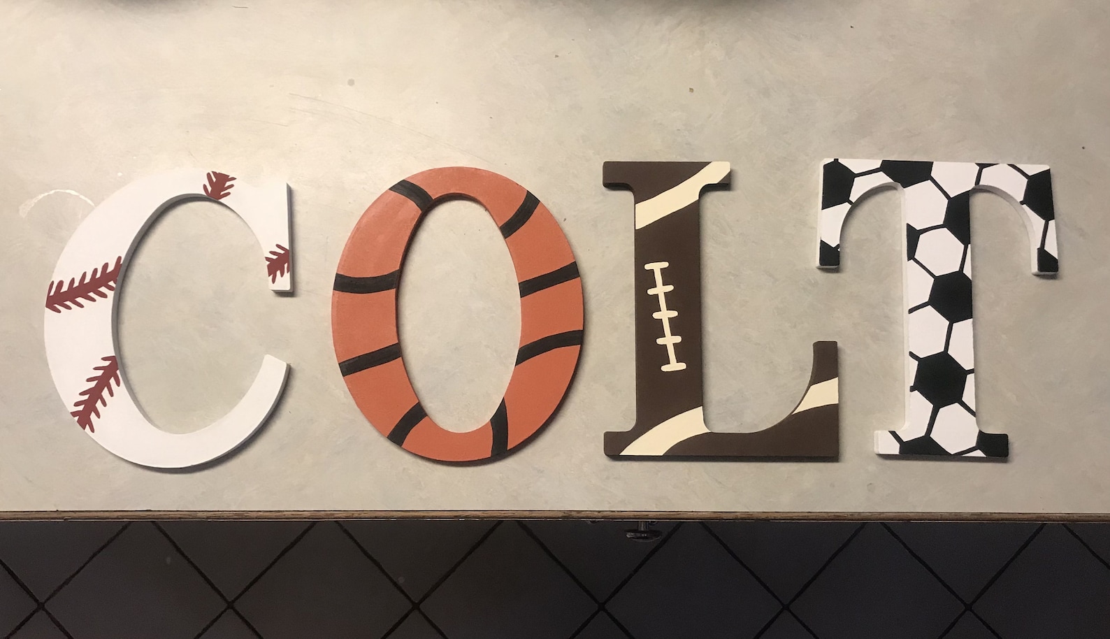 Sports Letters for Children's Room/nursery - Etsy