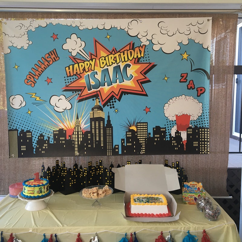 Superheroes Birthday - Etsy