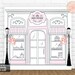 Patisserie Party Backdrop, Bake Shop Backdrop, Cupcake Sweet Shoppe ...