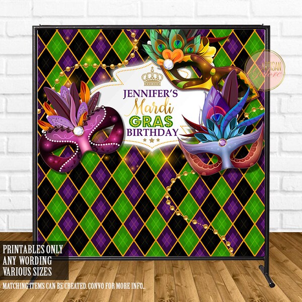 Masquerade Backdrop - Etsy