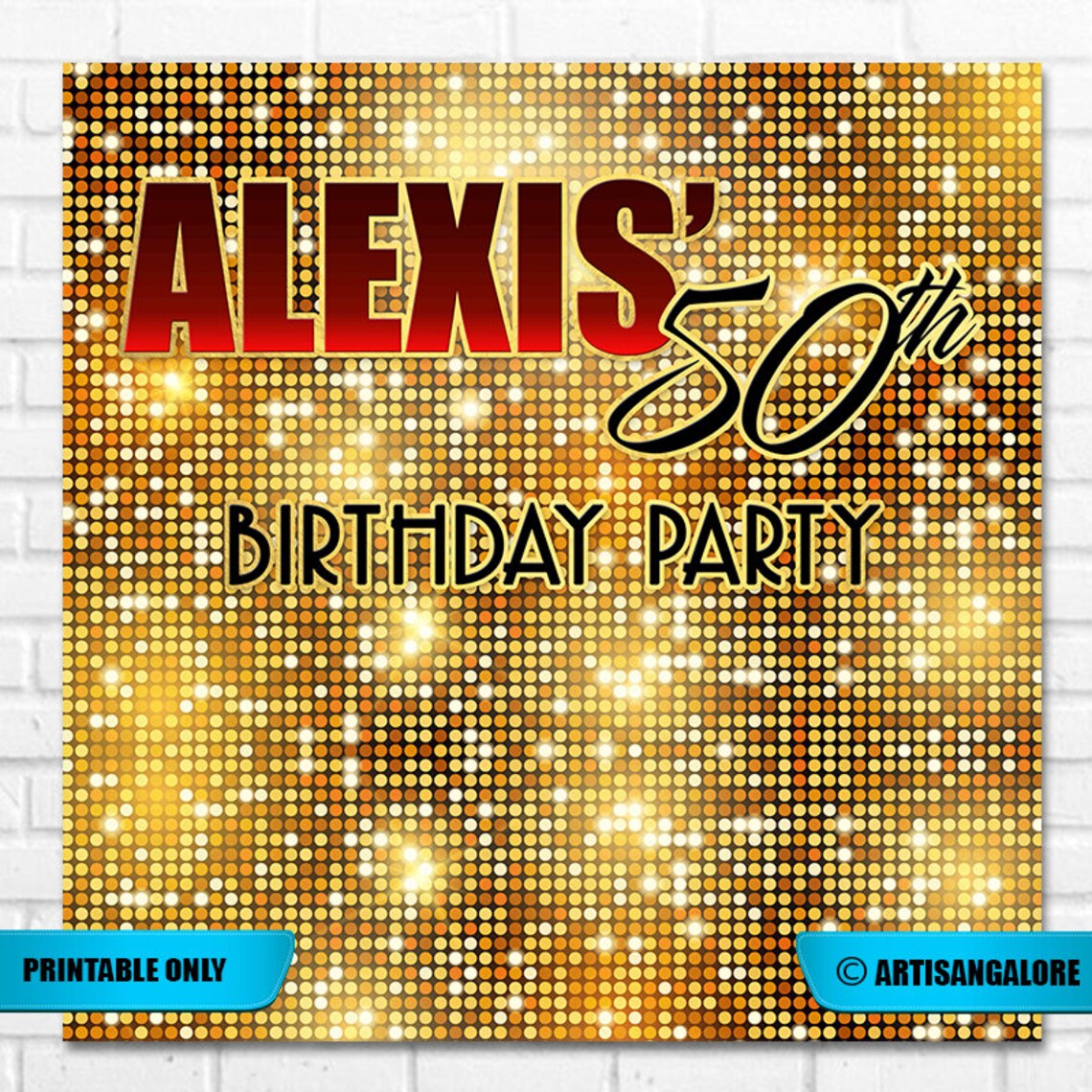 Bling Backdrop Black Gold Backdrop Gold Birthday Backdrop - Etsy