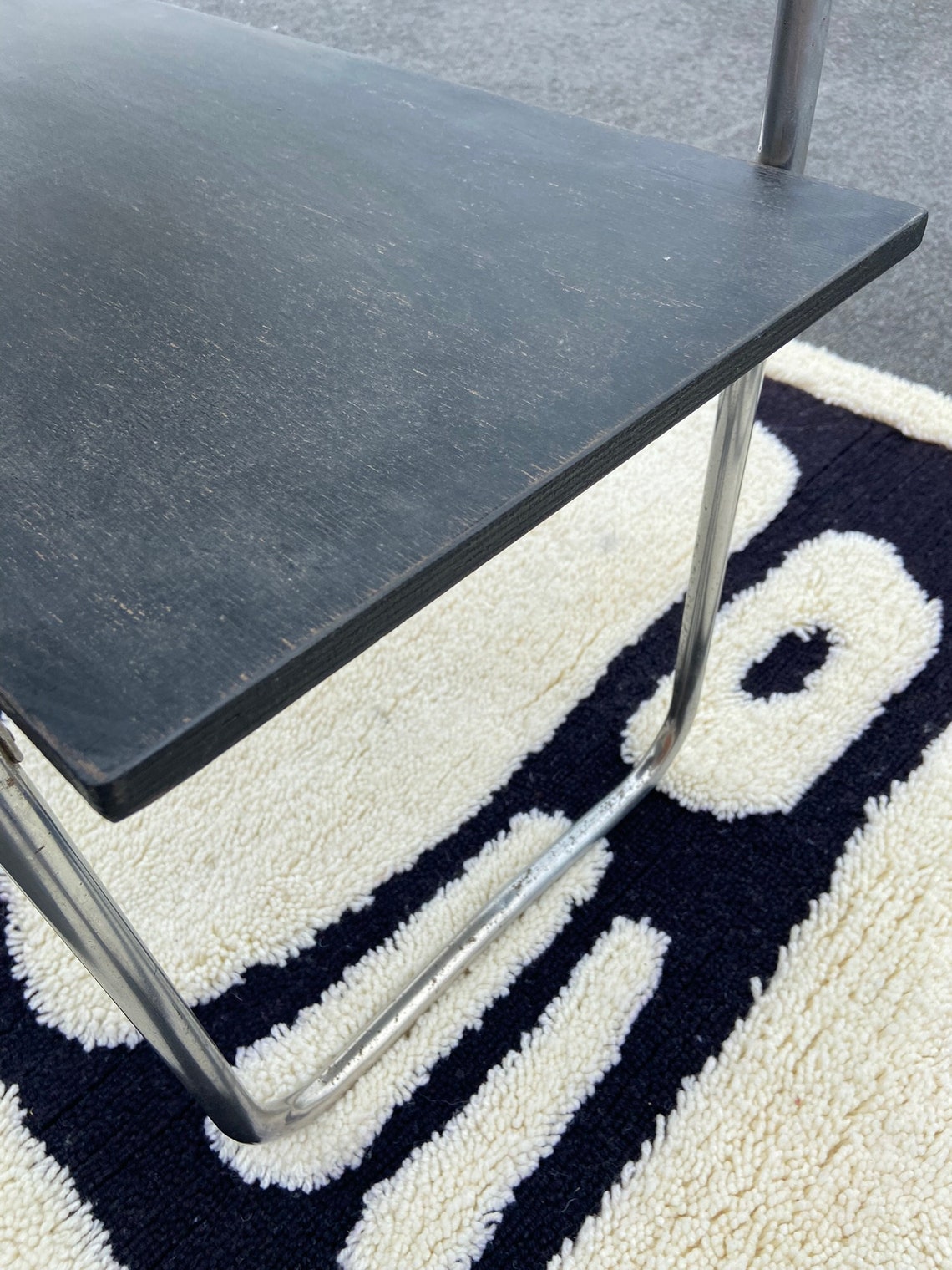 Beautiful Mid Century Modern Tubular Chrome 2 Tier Table - Etsy