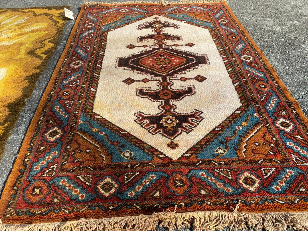 RYA Wool Rug New Old Stock From the 1970s Mid Century Modern 4' X 6.5 ...
