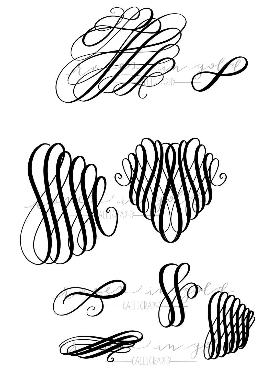 Flourish SVG and PNG - Etsy