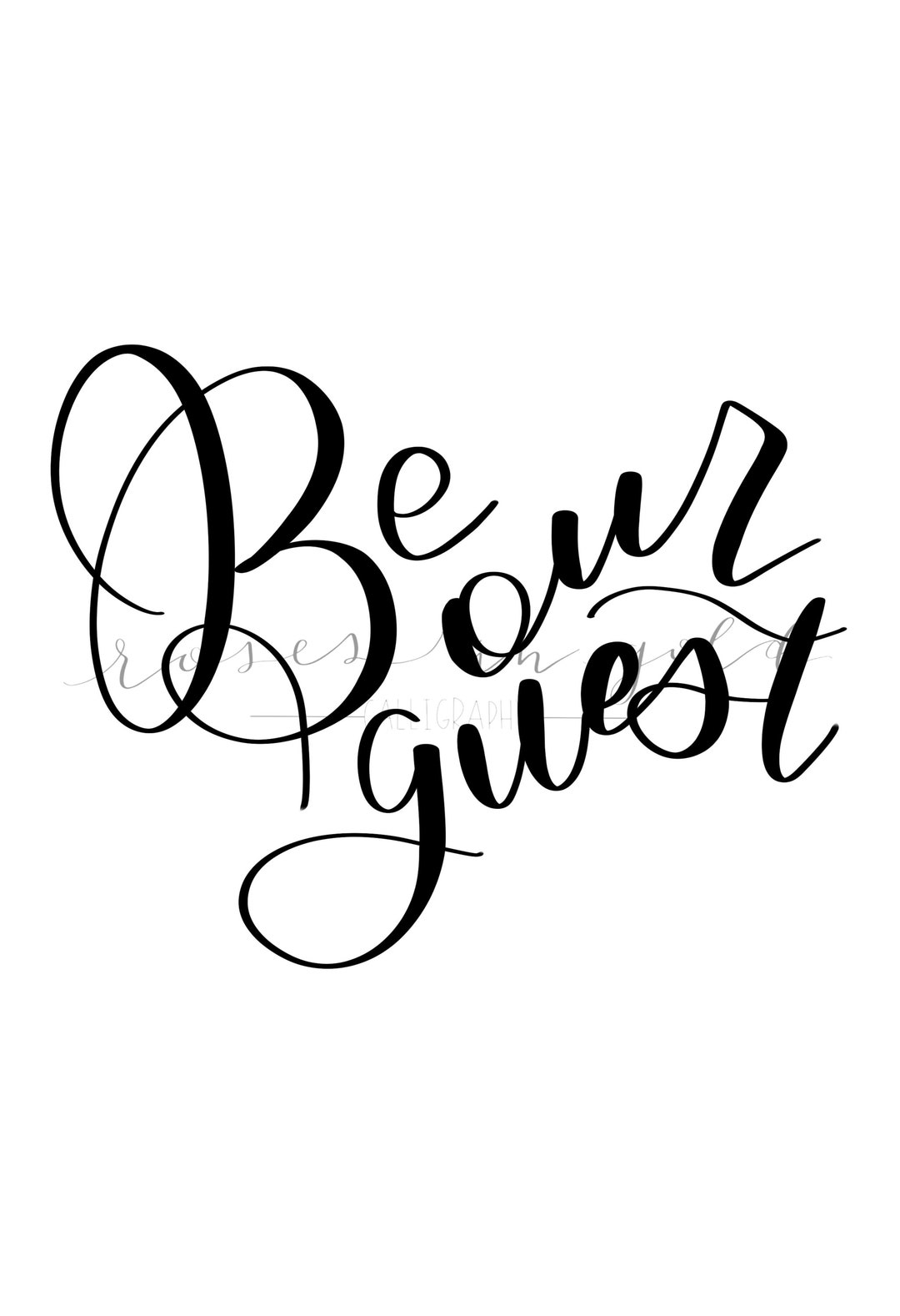 Be Our Guest SVG and PNG - Etsy