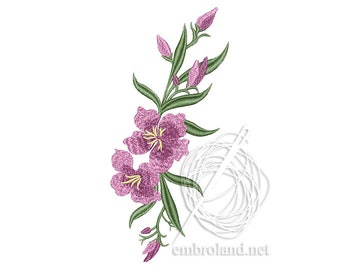 Oleander Embroidery | Etsy