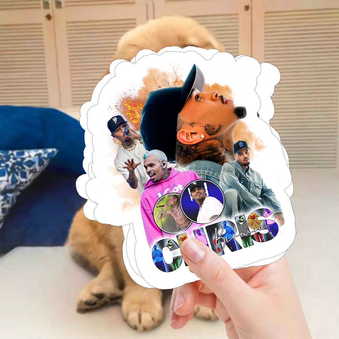 Chris Brown Stickers, Chris Brown Stickers, Bootleg Hip Hop Sticker ...