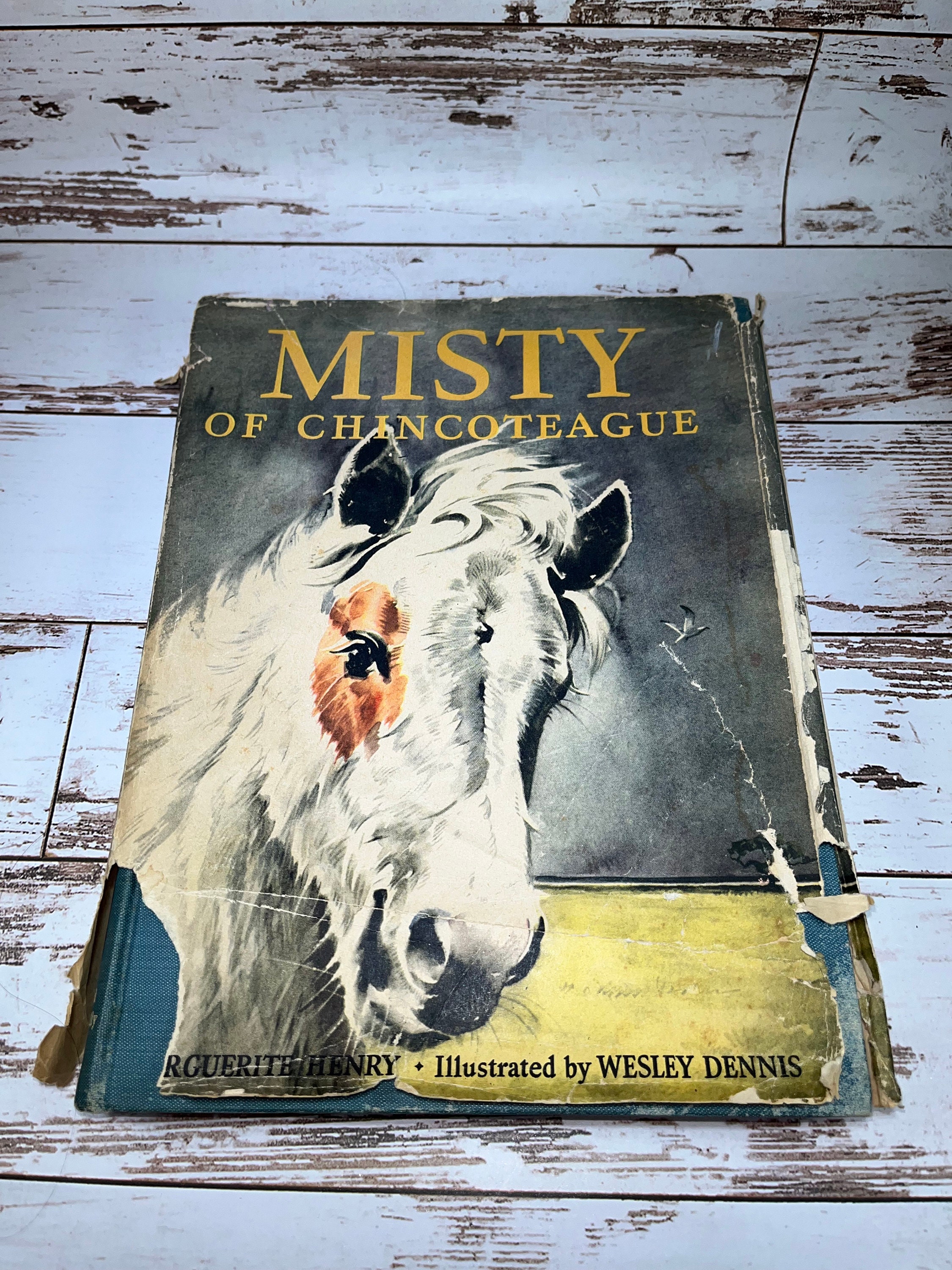 Misty of Chincoteague by Marguerite Henry, 1952 - Etsy