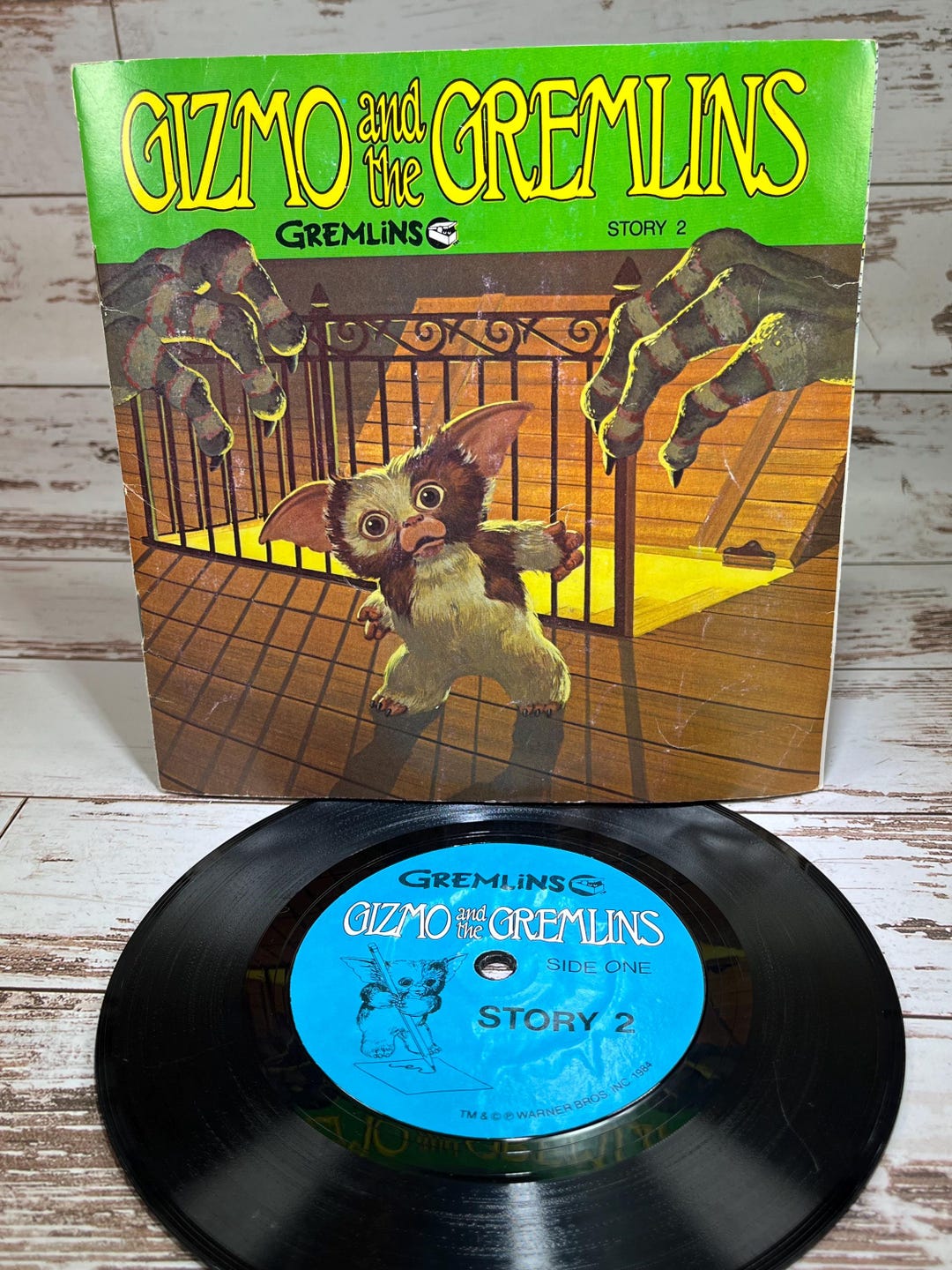 Gizmo and the Gremlins Story 2 See Hear Read Book Record 45 RPM, 1984 ...