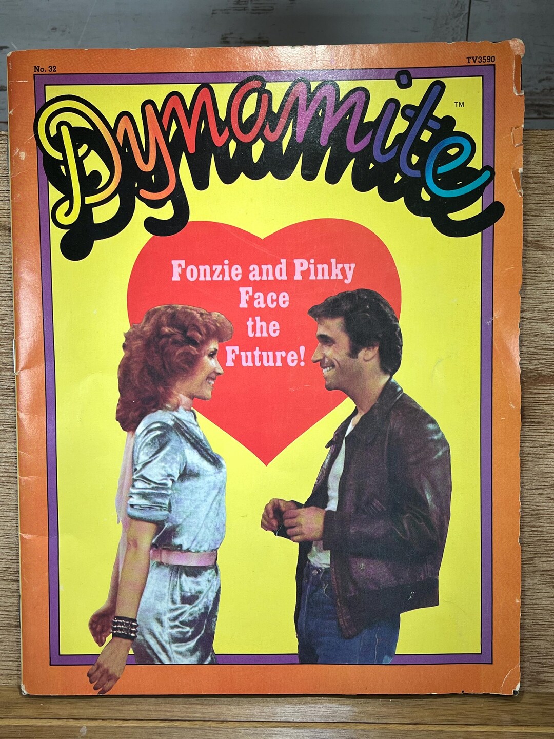 Dynamite Fonzie and Pinky Face the Future!, 1977 Scholastic Magazine Happy Days TV - Etsy