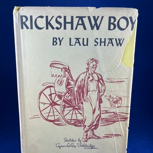 Rickshaw Boy by Lau Shaw, First Printing 1945 - Etsy