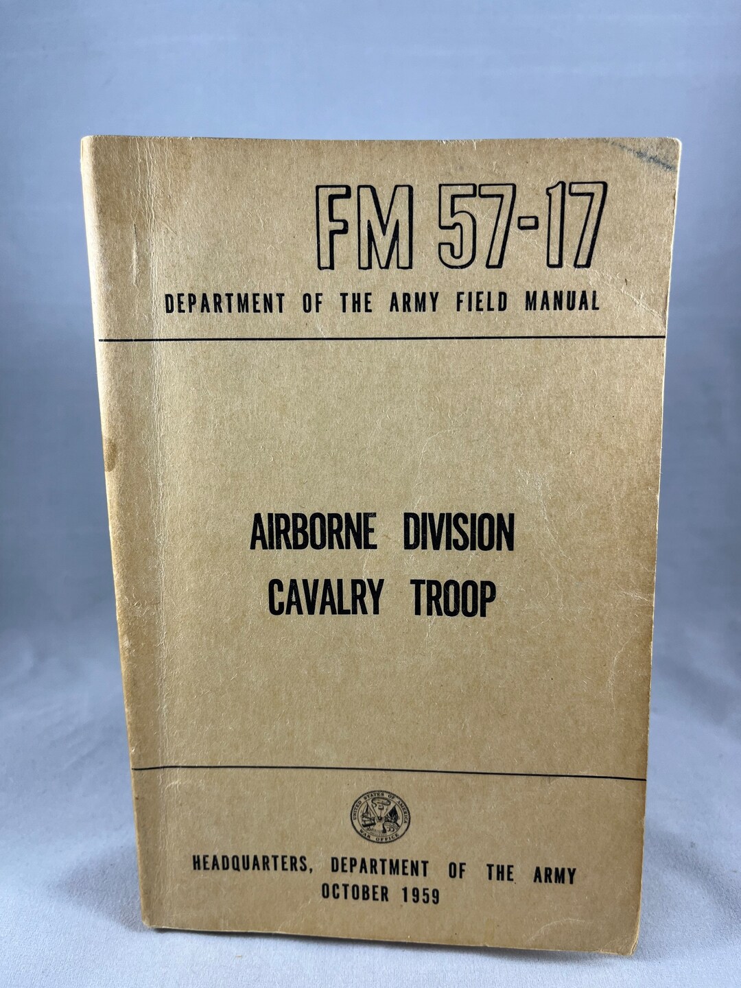 FM 57-17 Airborne Division Cavalry Troop Department of the Army Field ...