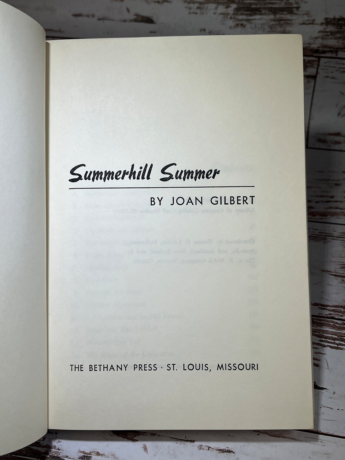 Summerhill Summer by Joan Gilbert, 1967 - Etsy