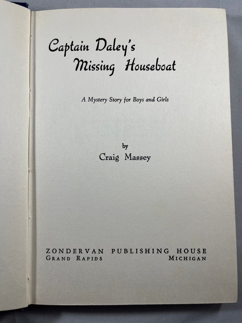 Captain Daley’s Missing Houseboat by Craig Massey, 1951 - Etsy