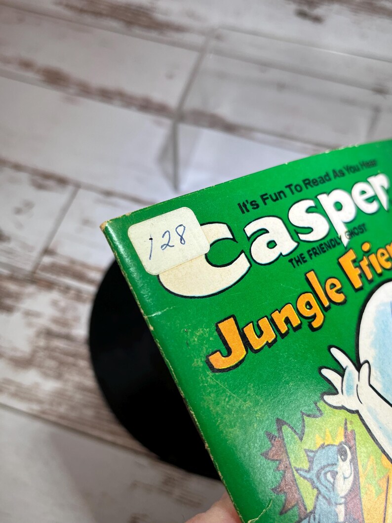 Casper the Friendly Ghost Jungle Friends Book and Record Peter Pan ...