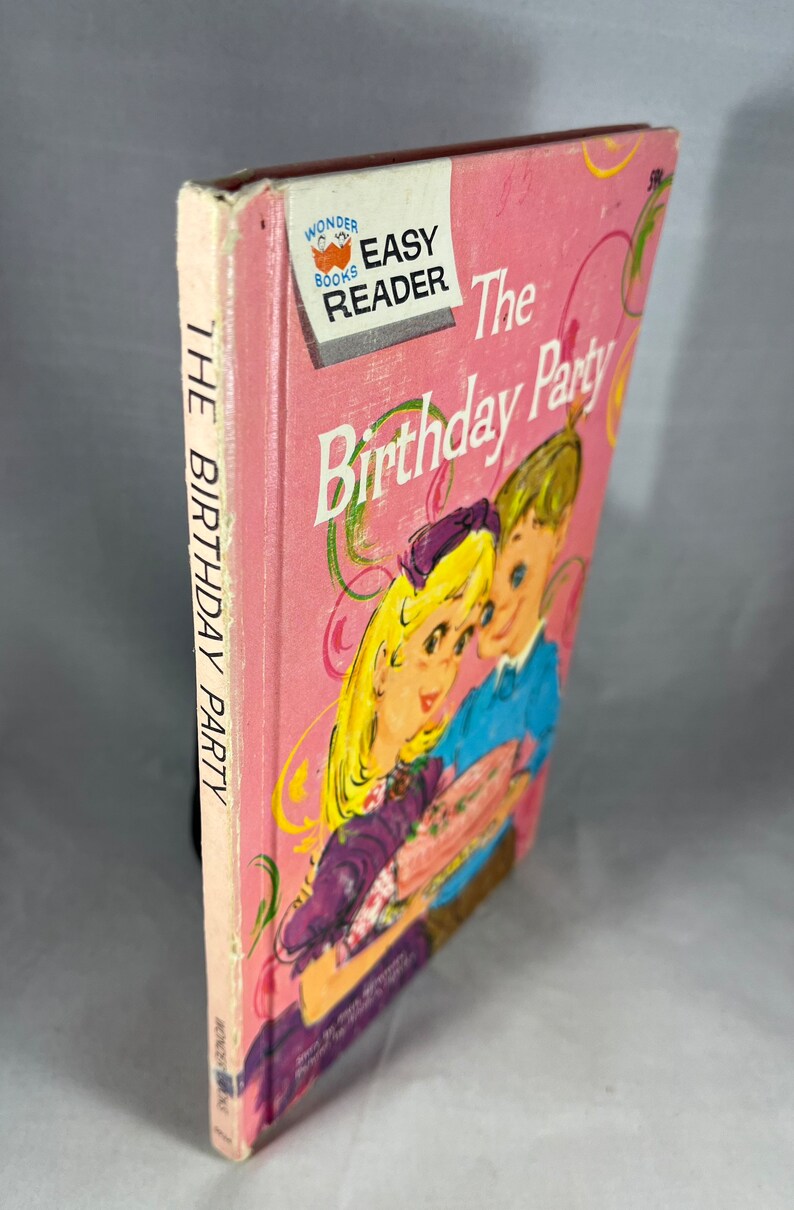 The Birthday Party by Paul Newman, Wonder Books Easy Reader 1964 - Etsy