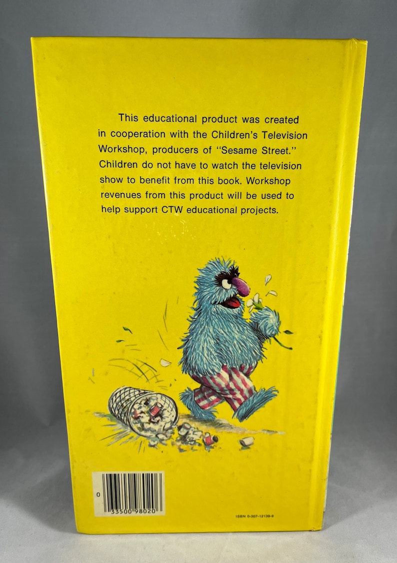 I Am Monster by H. Monster, Sesame Street Golden Sturdy Book 1976 - Etsy