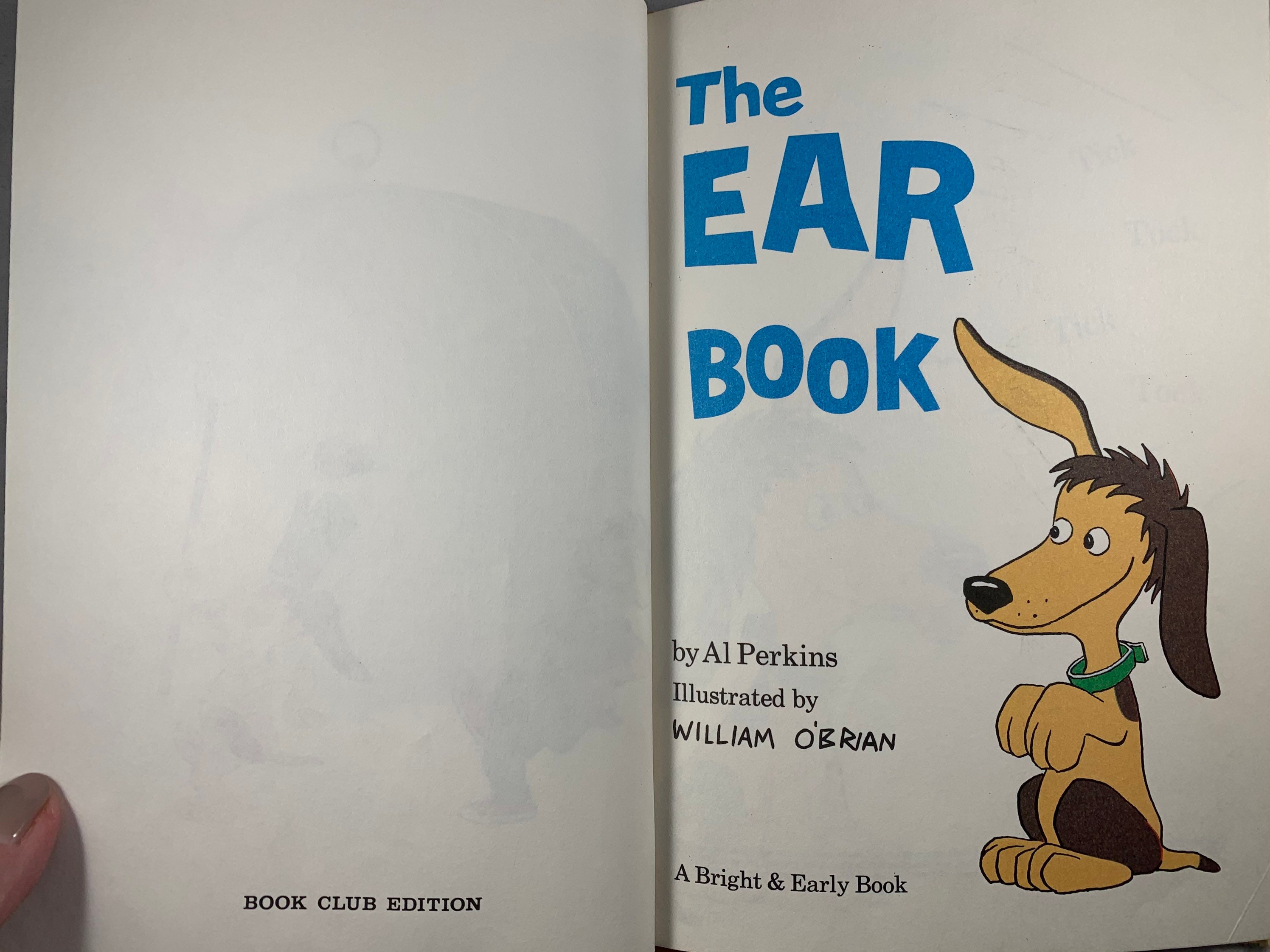 The Ear Book by Al Perkins, Dr. Seuss 1968 - Etsy UK