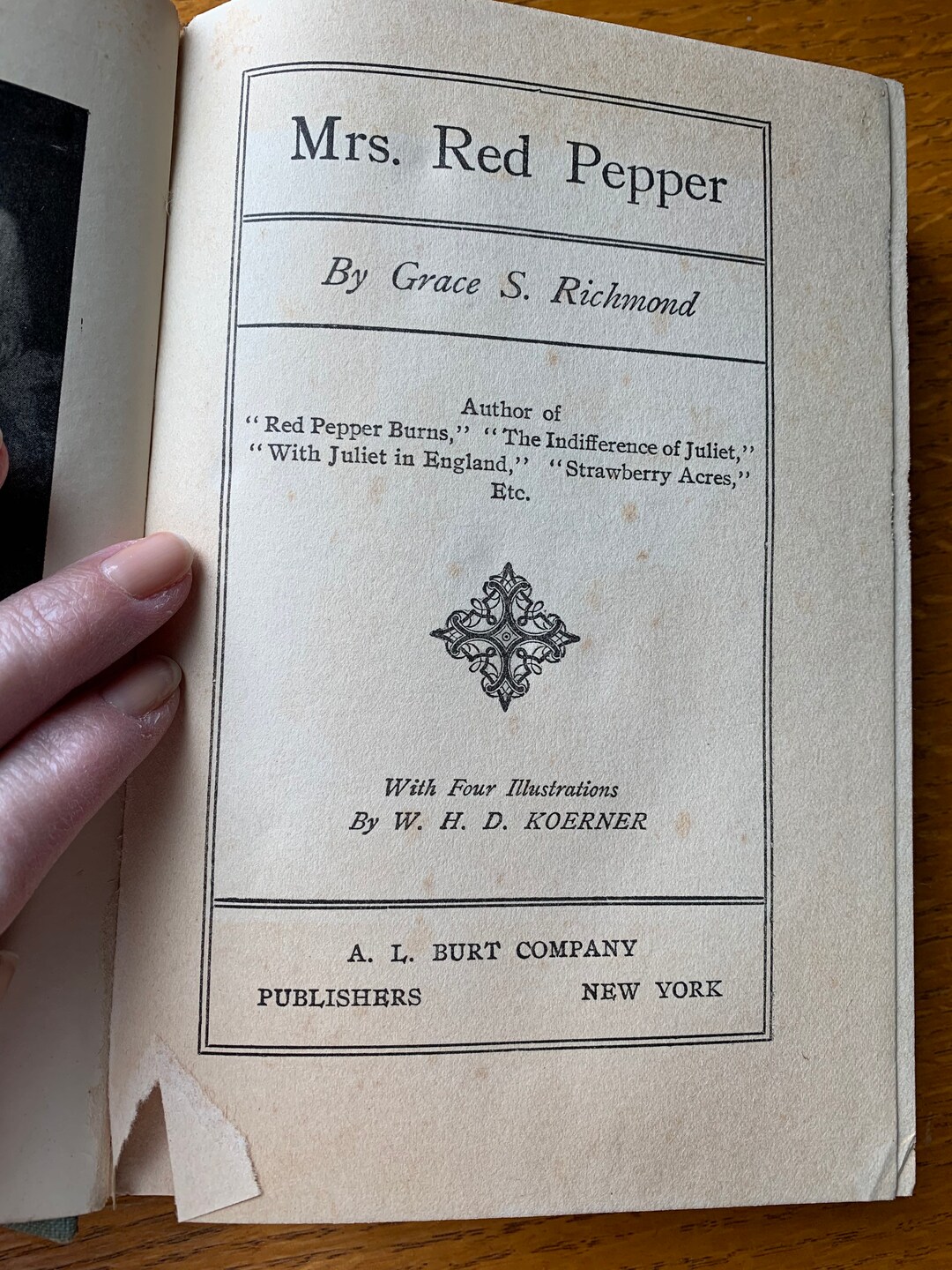 SALE Mrs. Red Pepper by Grace S. Richmond - Etsy