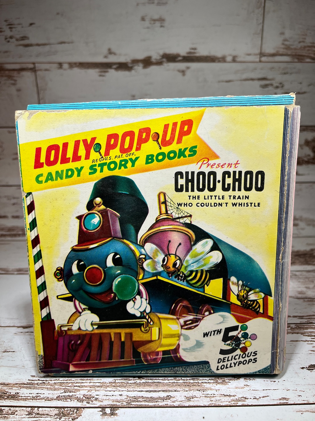 Lolly Pop up Candy Story Books Present Choo Choo the Little Train Who ...