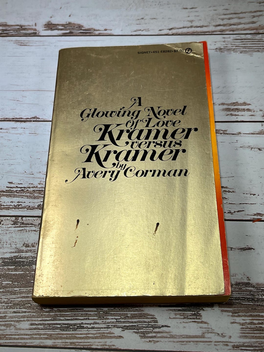 Kramer Versus Kramer by Avery Corman, 1978 - Etsy