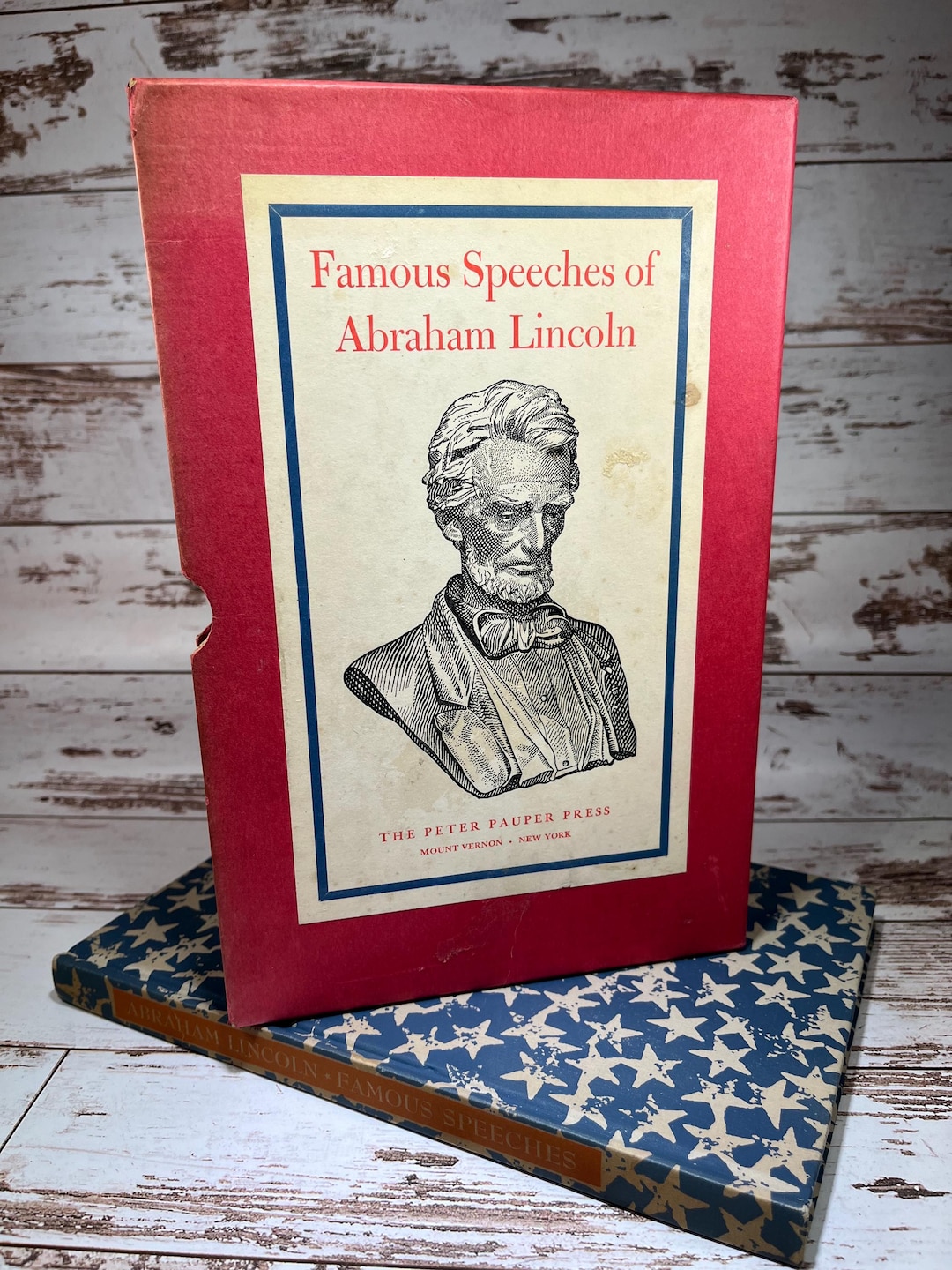 Famous Speeches of Abraham Lincoln, the Peter Pauper Press 1935 Boxed ...