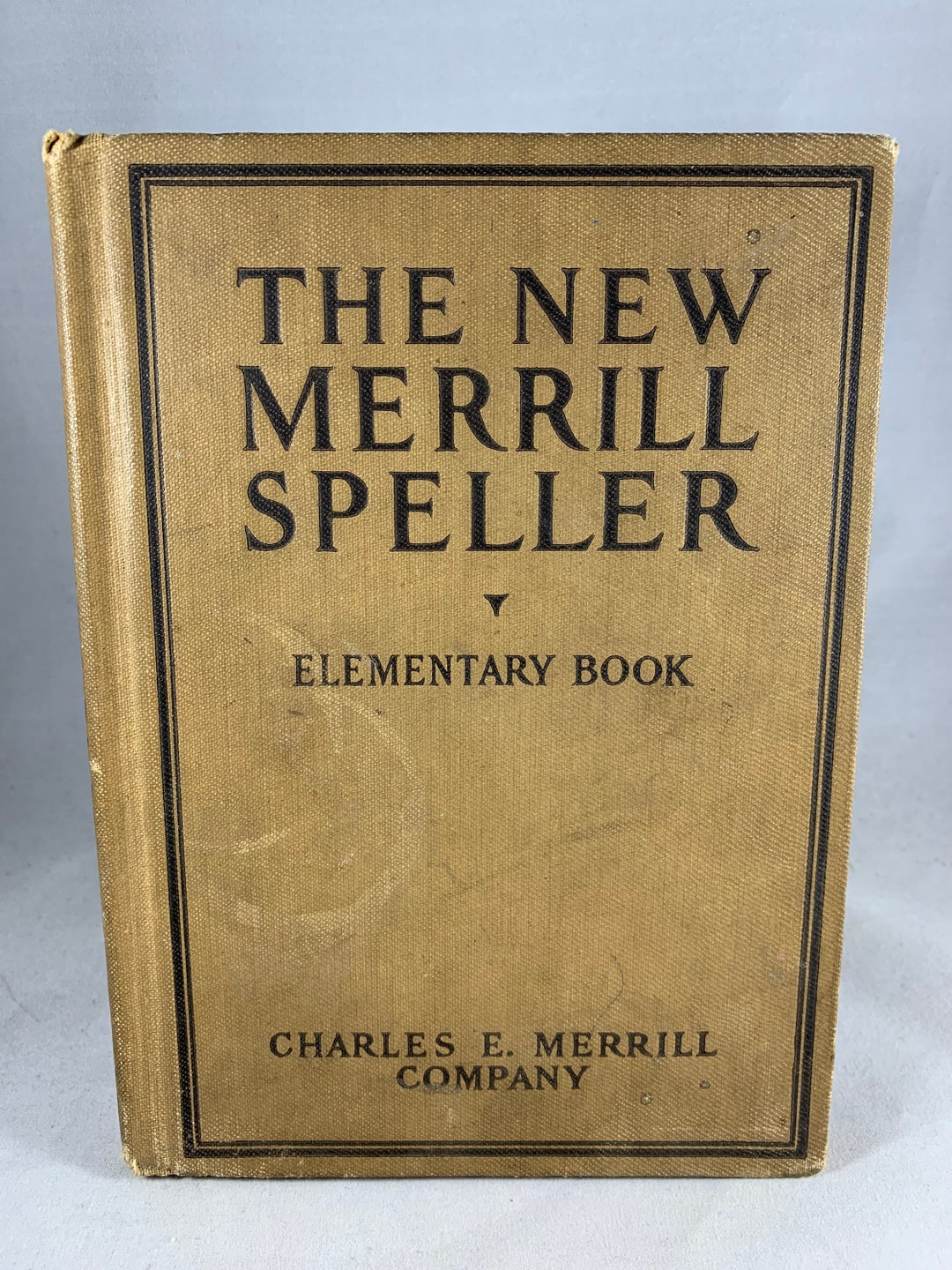 The New Merrill Speller Elementary Book 1924 - Etsy