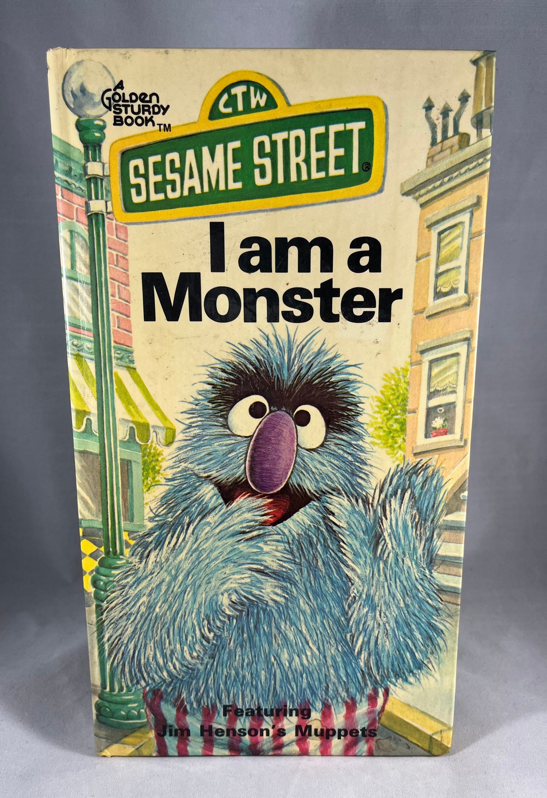 I Am Monster by H. Monster, Sesame Street Golden Sturdy Book 1976 - Etsy