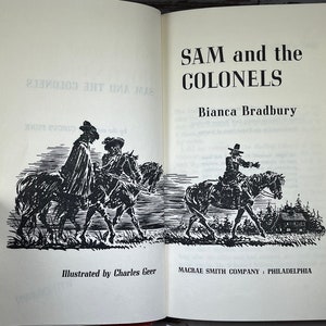 Sam and the Colonels by Bianca Bradbury, 1966 - Etsy