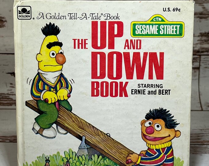 The up and Down Book Staring Ernie and Bert, Sesame Street Featuring ...