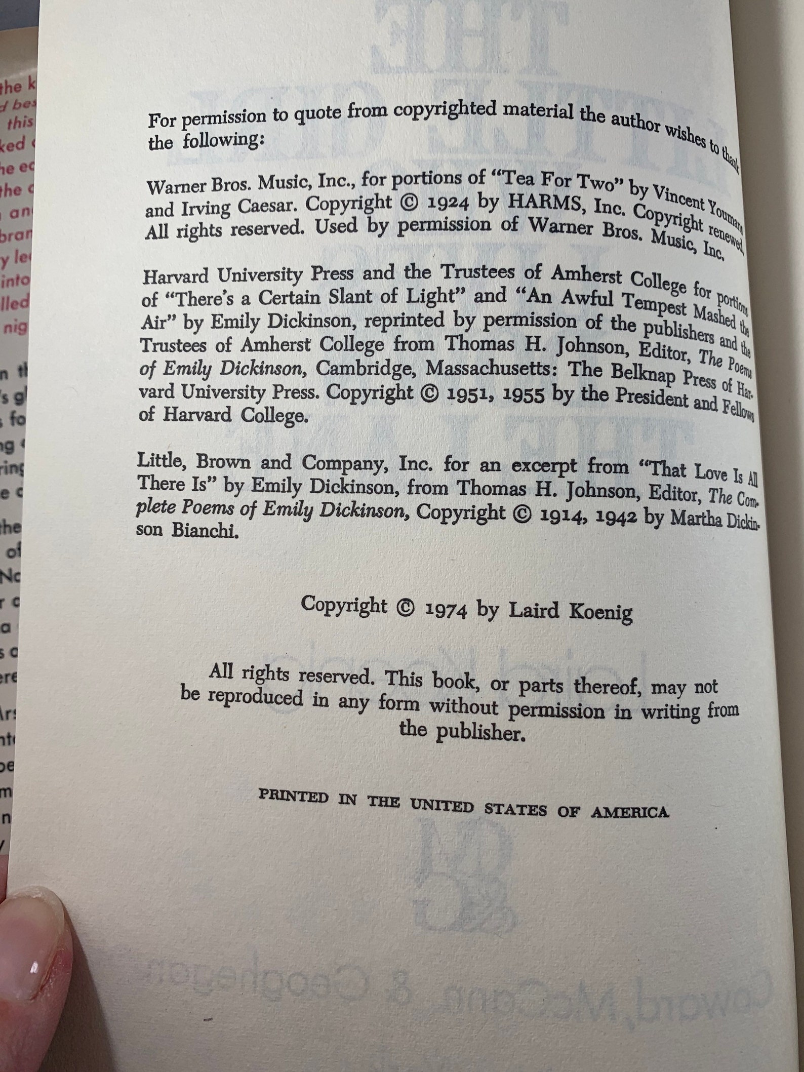 The Little Girl Who Lives Down the Lane by Laird Koenig | Etsy