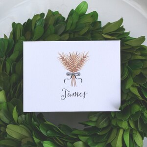 Thanksgiving Place Cards, Holiday Seating Cards, Party Place Cards ...